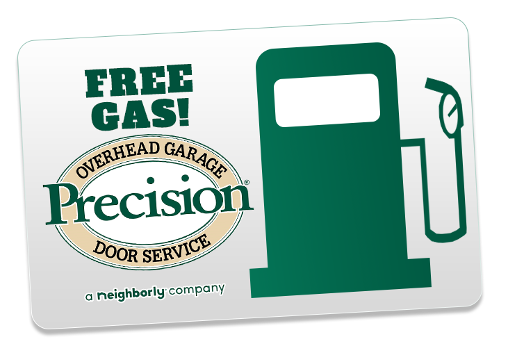 Free Gas Card | Precision Garage Door